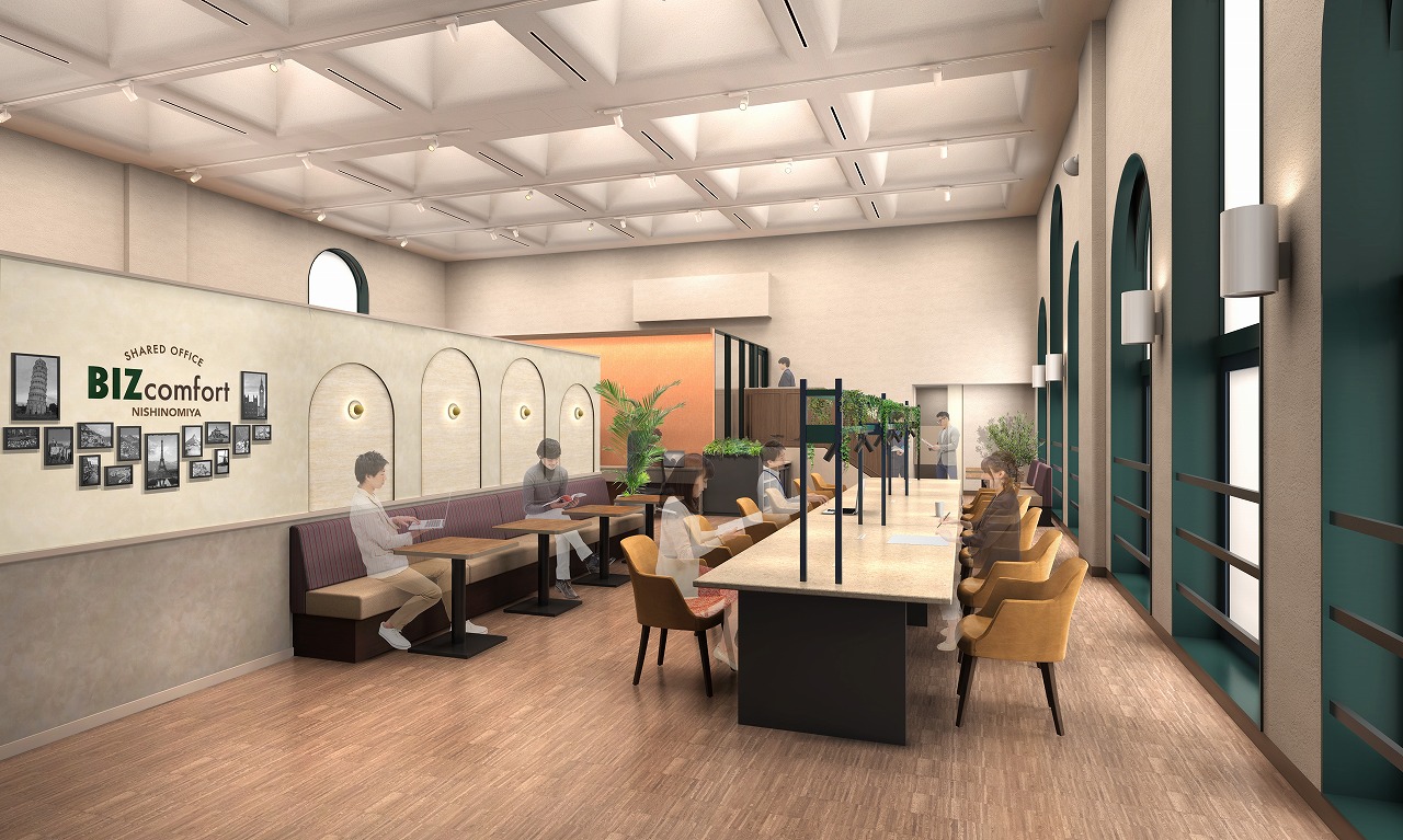 シェアオフィス200拠点超を展開するWOOCの新業態「BIZcomfort Cafe」～オフィスとカフェの融合で不動産の「収益性向上」や「管理 ...