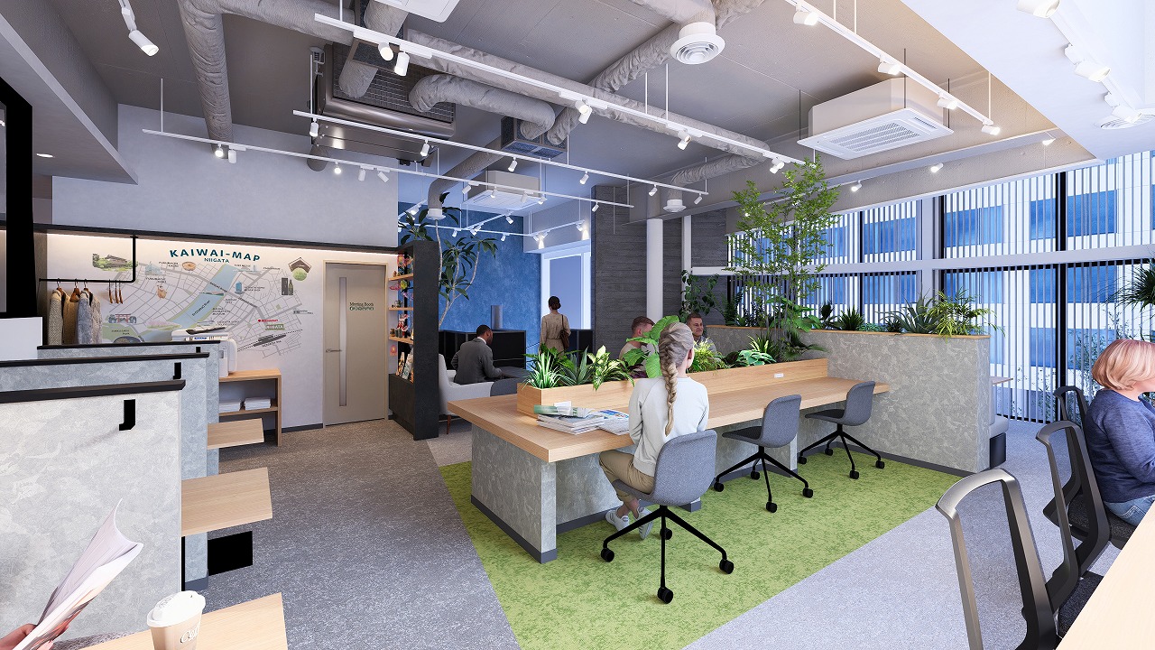 「にいがた2km」に新たなビジネス拠点、全国展開のコワーキングスペースが新潟に初進出 更なるIT企業誘致と“稼げるまち”づくりを後押しする ...
